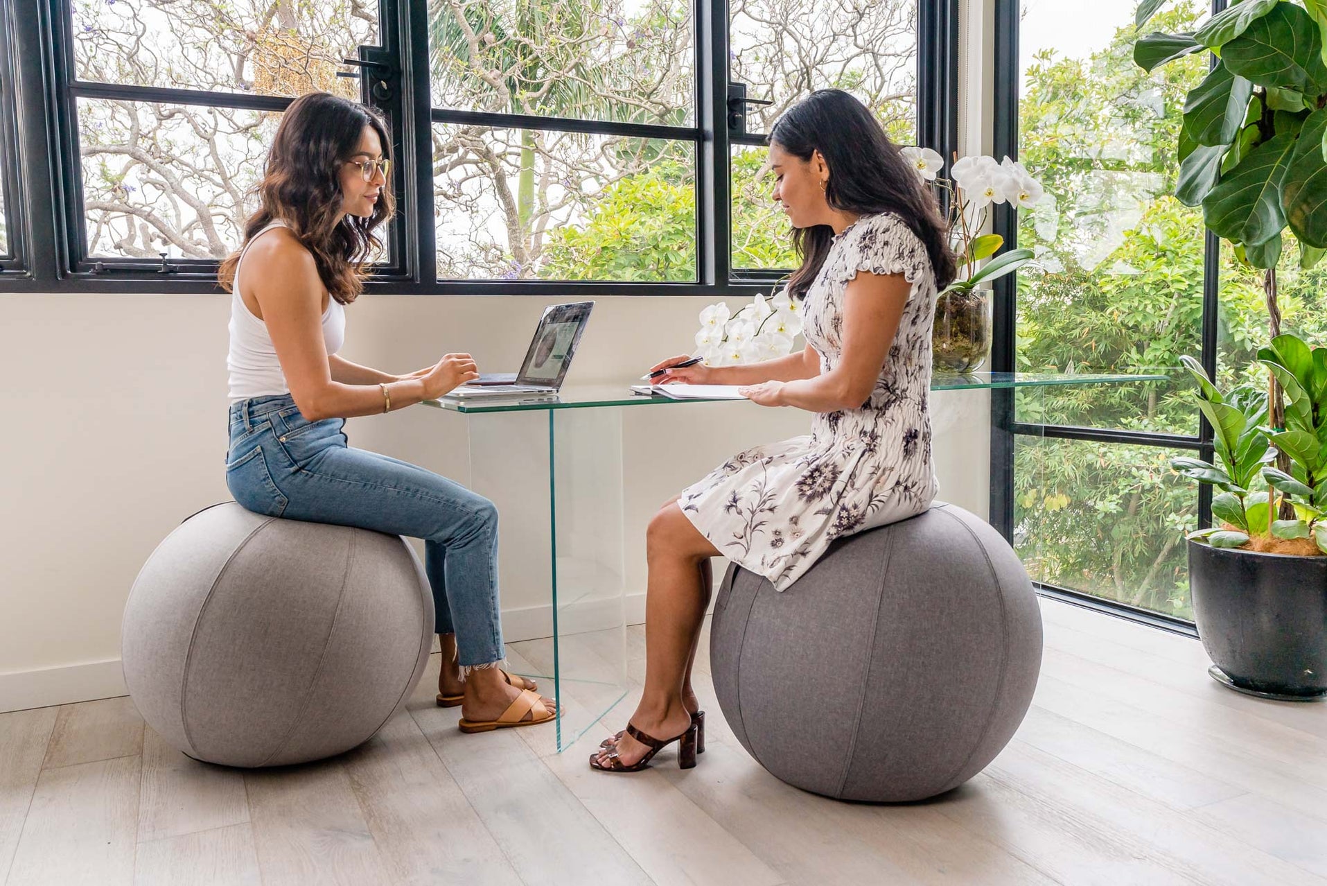 Unlocking the Benefits of Sitting on an Exercise Ball | Esfera Designs